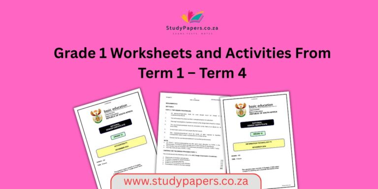Grade 1 Worksheets and Activities - Latest Papers