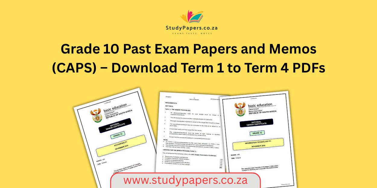 Grade 10 Past Papers - Latest Papers