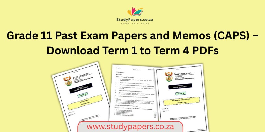 Grade 11 Past Papers Past Papers for all Subjects