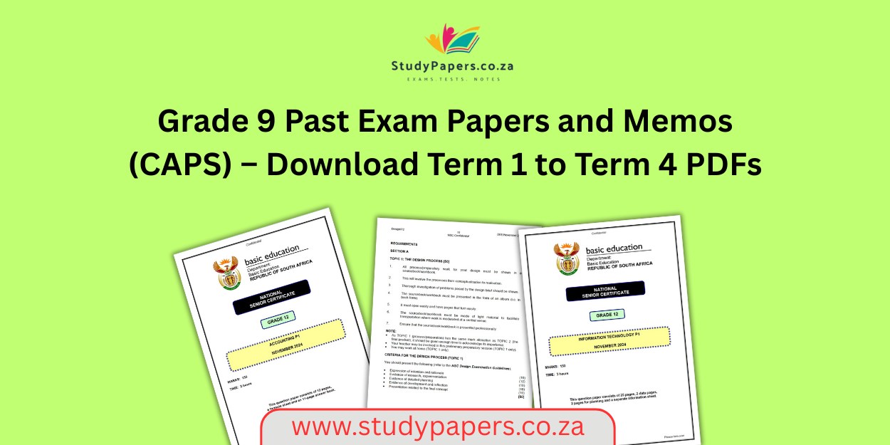 Grade 9 Past Papers - Latest Papers