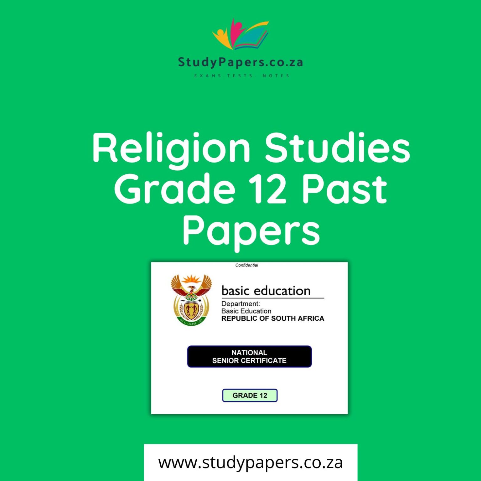 Religion Studies Grade 12 Previously Written Papers