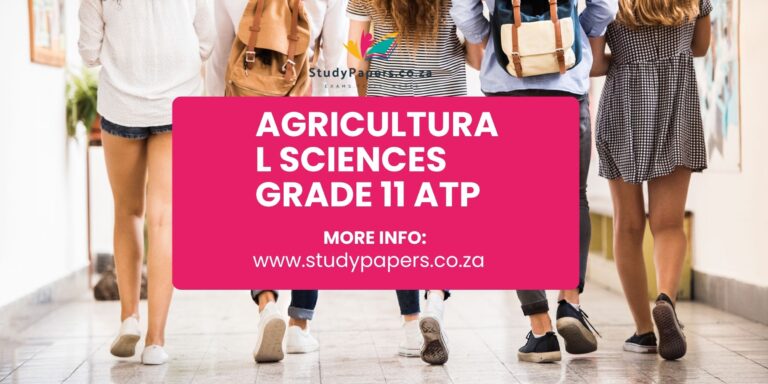 Agricultural Sciences Grade 11 Annual Teaching Plan (ATP) 2026 ...
