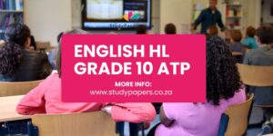 English HL Grade 10 ATP 2026 - StudyPapers.co.za