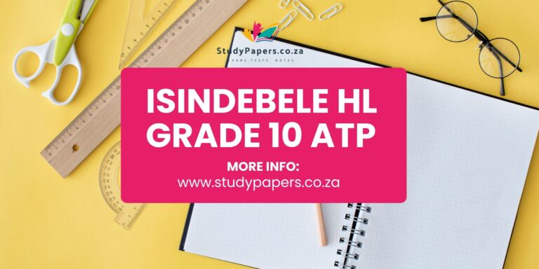 Grade 10 ATPs for 2026 - StudyPapers.co.za