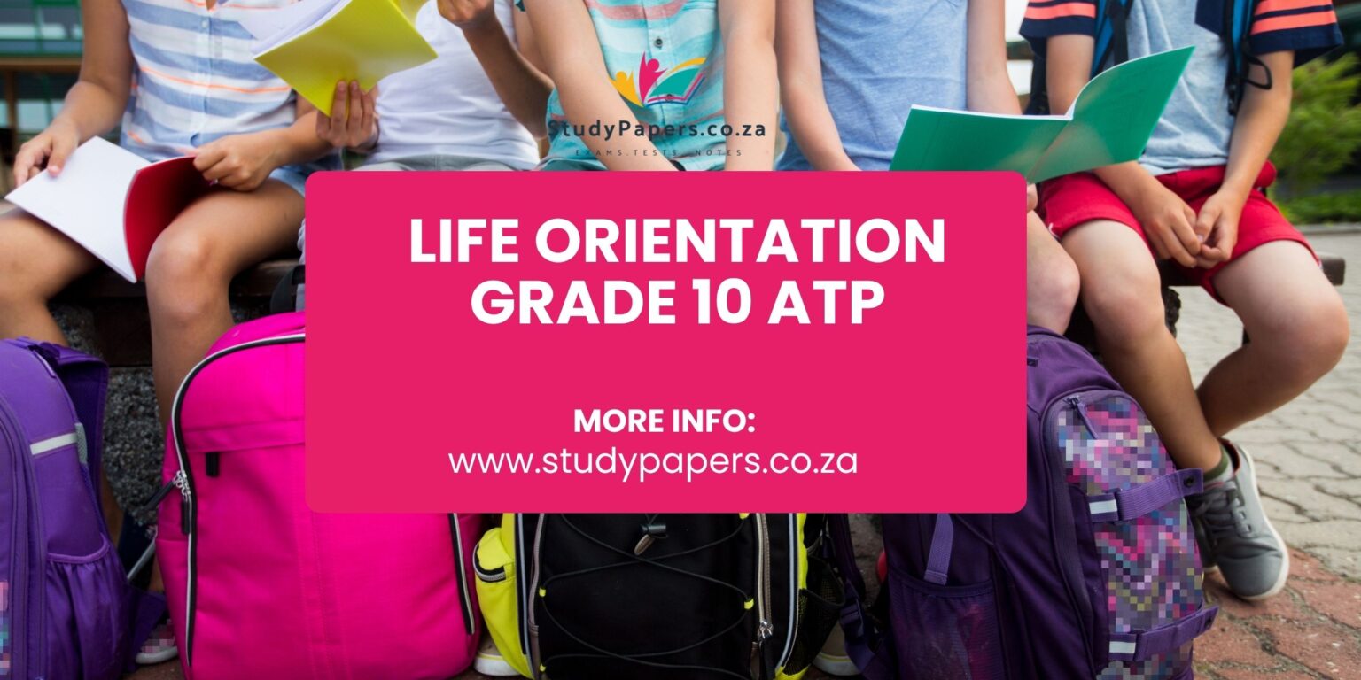 Life Orientation Grade 10 ATP 2026 - StudyPapers.co.za