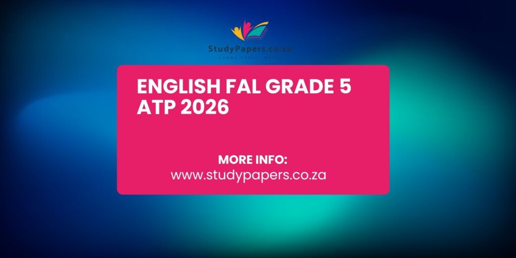 Grade 5 ATPs for 2026 - StudyPapers.co.za