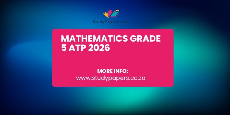 Mathematics Grade 5 ATP 2026 - StudyPapers.co.za