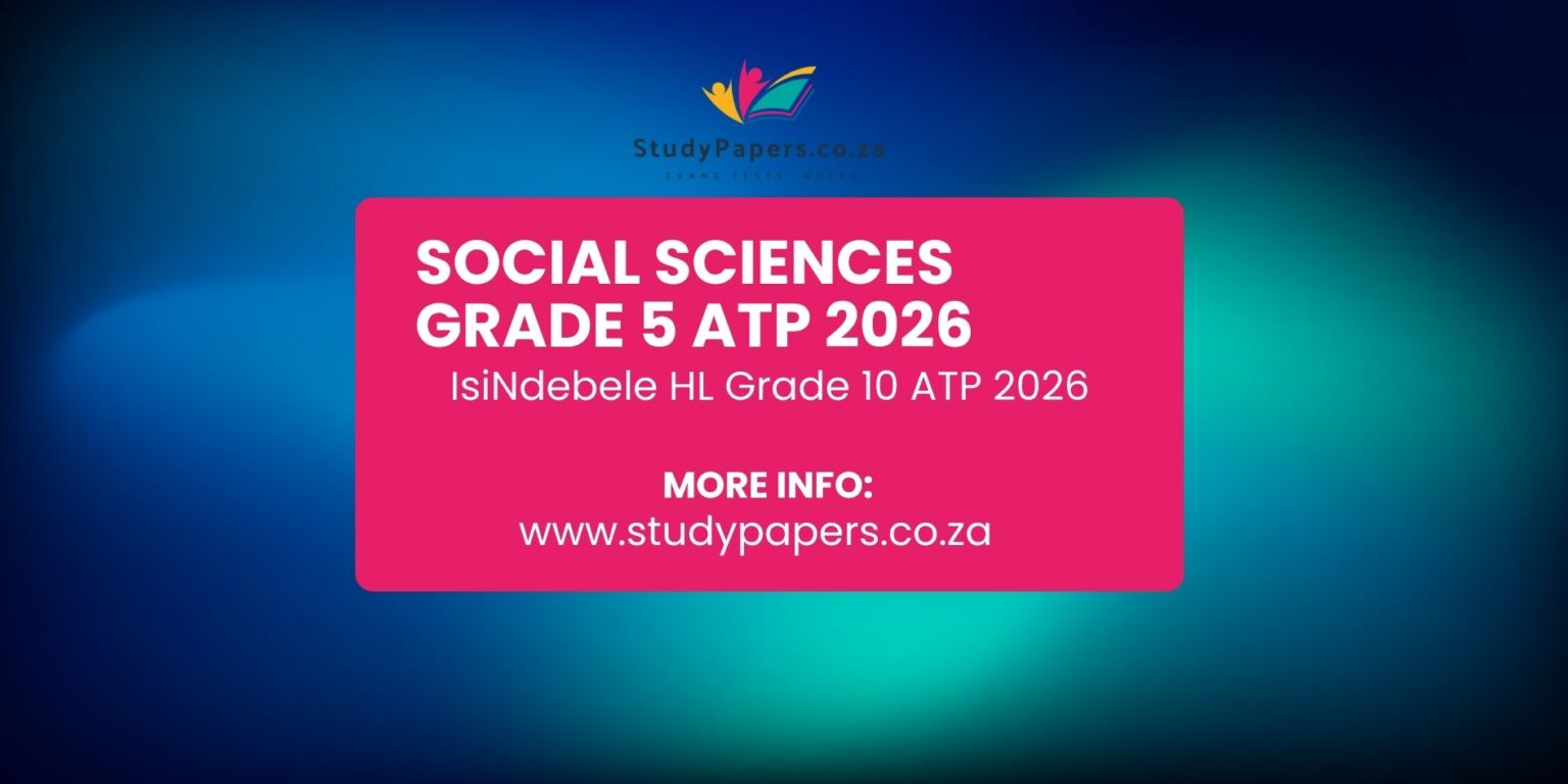 Social Sciences Grade 5 ATP 2026 - StudyPapers.co.za