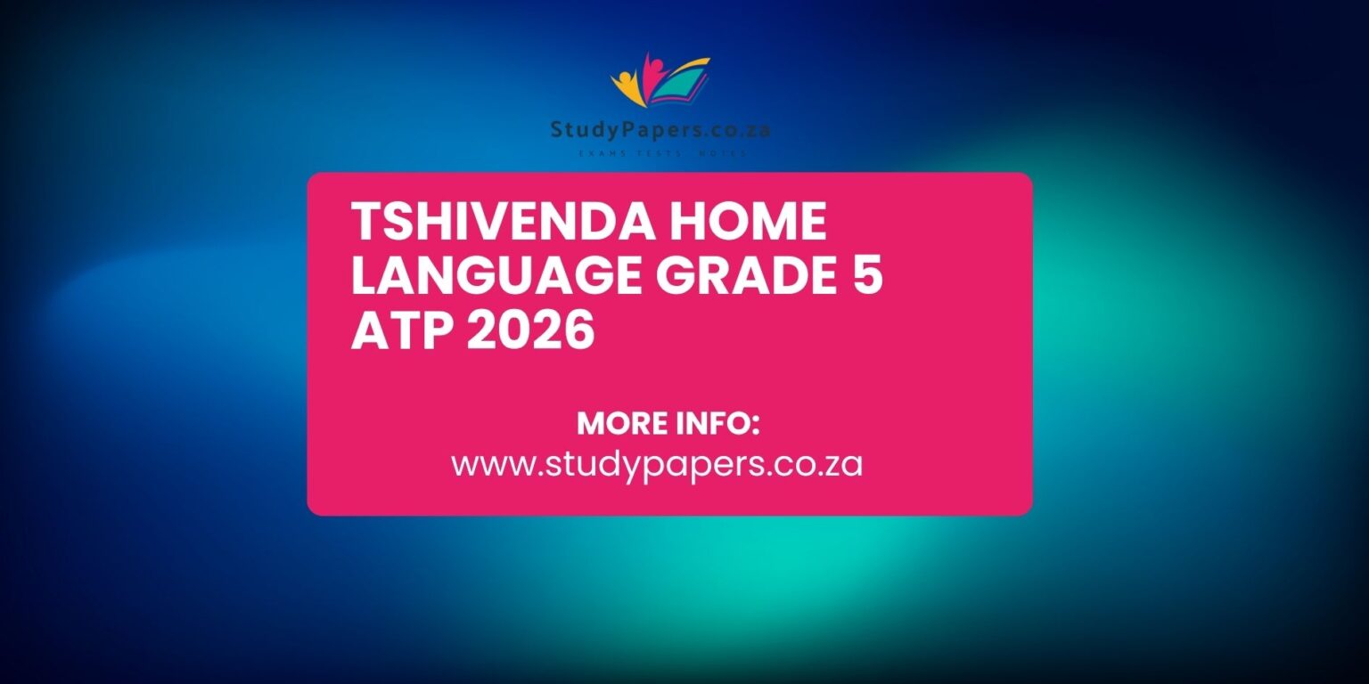 Grade 5 ATPs for 2026 - StudyPapers.co.za